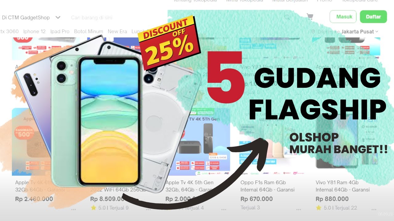 MURAH!! 5 List Toko Hp Second Terpercaya di SHOPEE 2022 - YouTube
