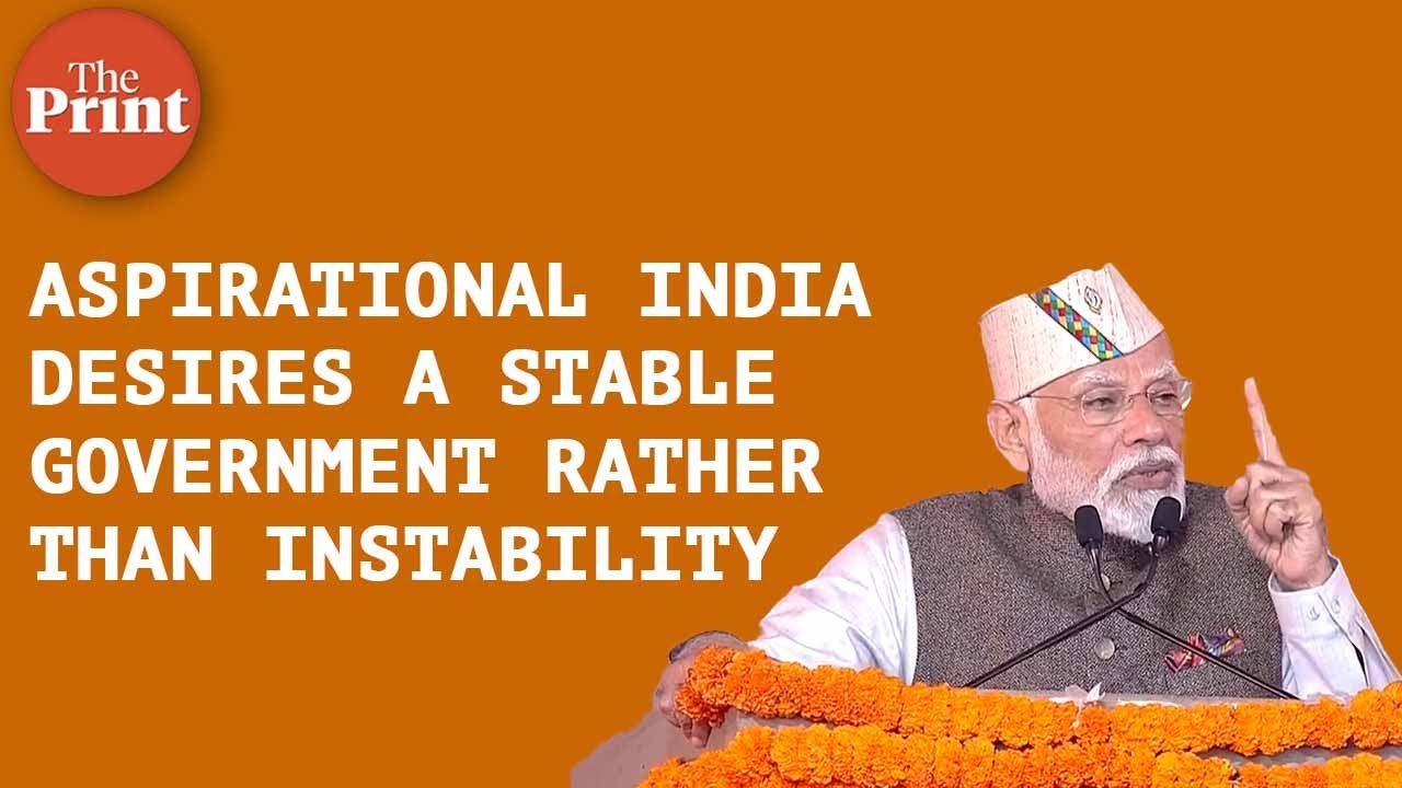 Aspirational India desires a stable government rather than instability ...