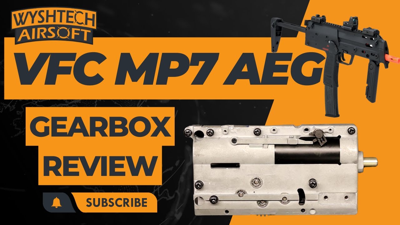 VFC MP7 AEG Gearbox Review #vfcmp7 #airsoftONLY #airsoftgearbox - YouTube
