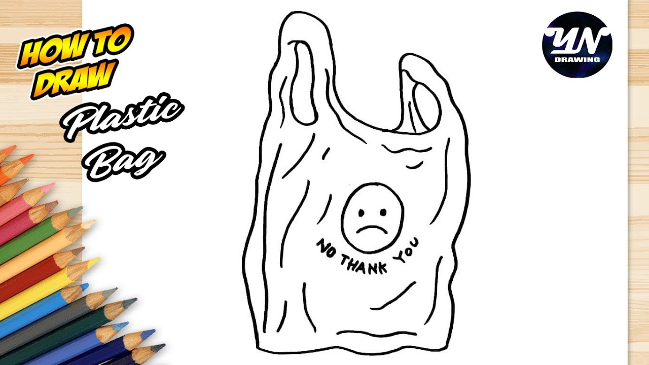 How to Draw Plastic Bag - YouTube