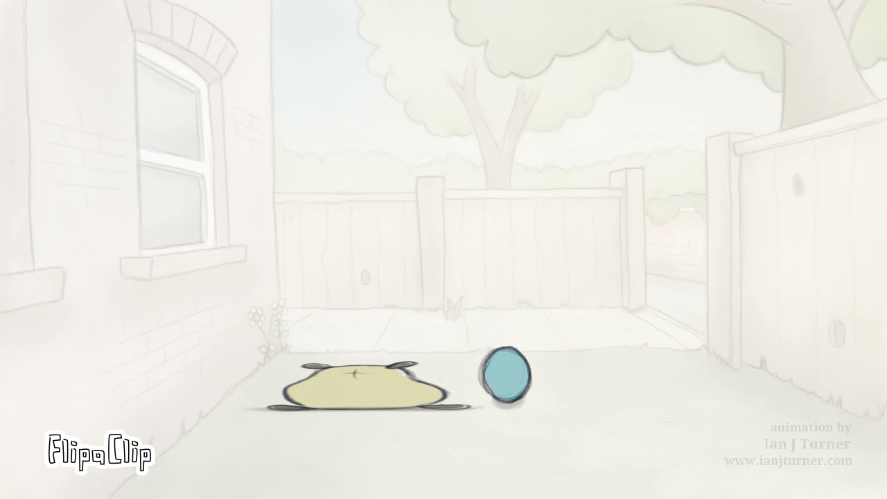 Ball teaches Flour sack how to jump... - YouTube