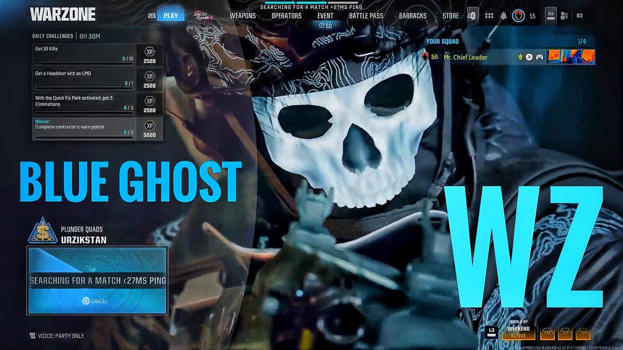 WZ as a Blue Ghost - YouTube