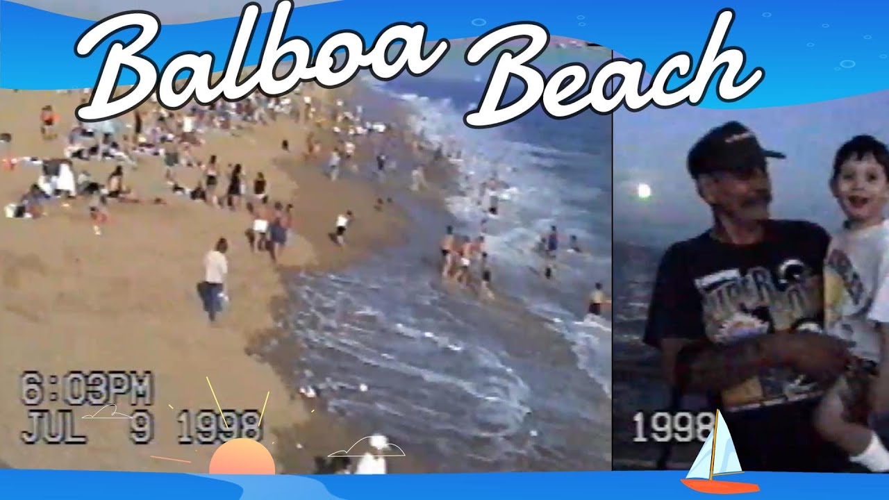 TRIP TO BALBOA, Newport Beach, CA - Ocean Waves, Balboa Pier, Full Moon ...