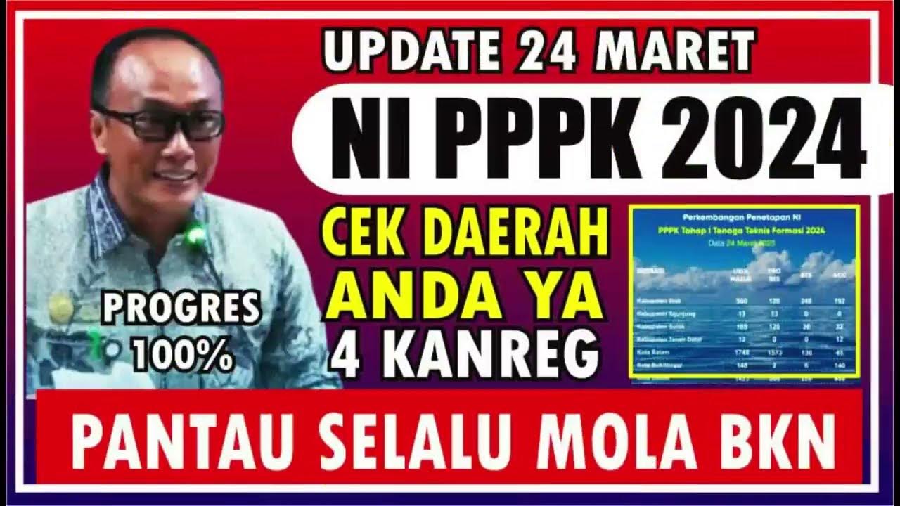 🔴 UPDATE NIP 24 MARET 2025, UNTUK 4 KANREG - YouTube