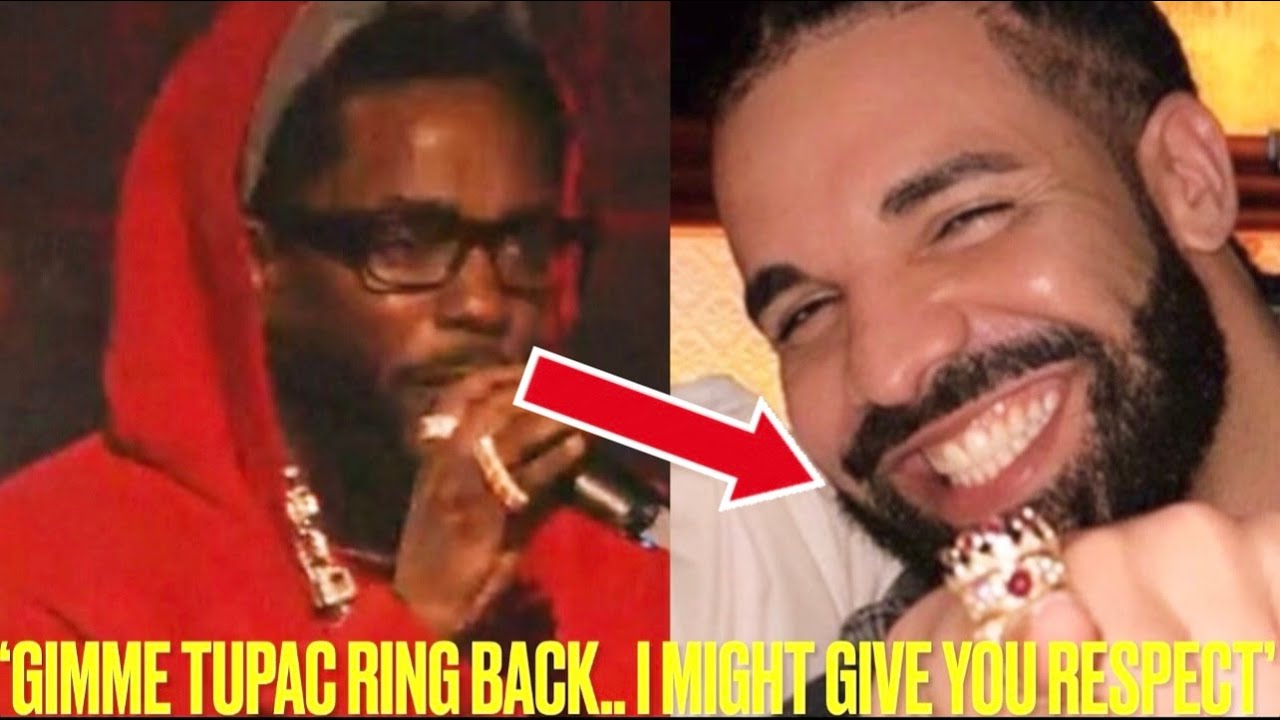 Kendrick Lamar DISSES DRAKE During His Pop Out Show Over TUPAC RING ...