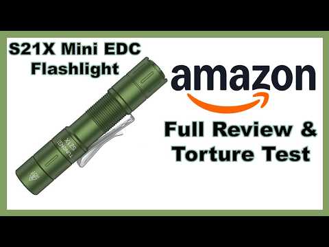 S21X Mini EDC Flashlight Review