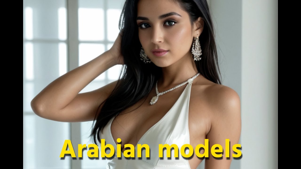 Arabian Bikini & Lingerie Models in Short White Dresses: Exotic Elegance - YouTube