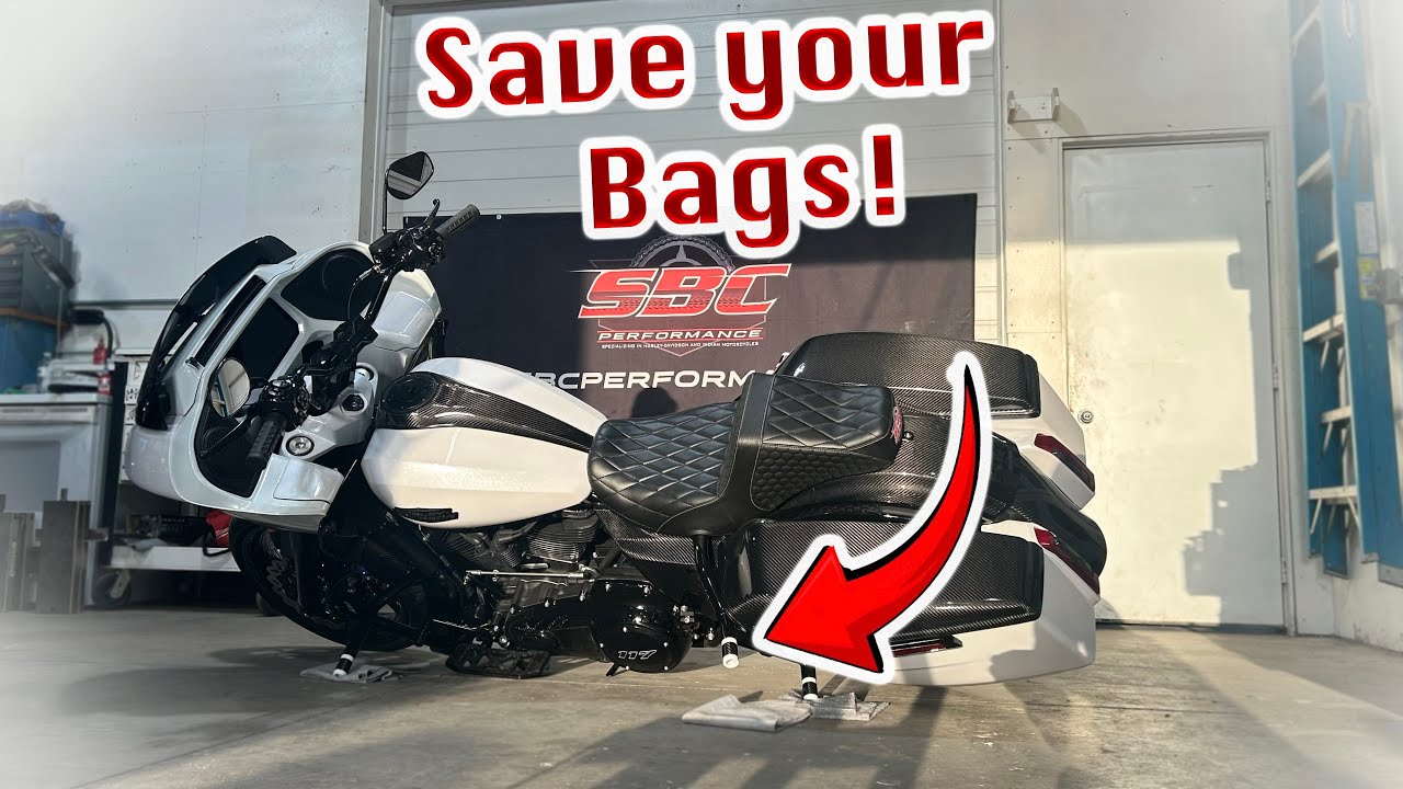 SBC Performance Bag guard install on 24 Harley-Davidson Road glide - YouTube