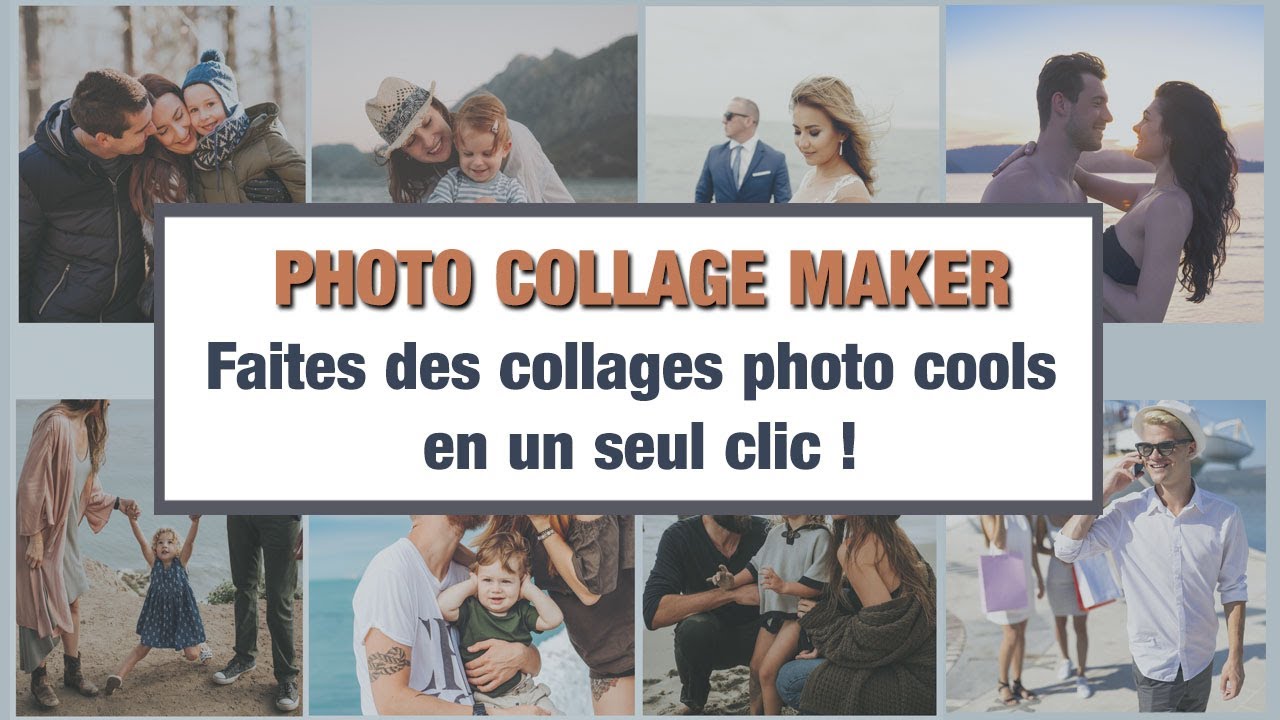 Comment faire un collage photo avec +370 modèles fantastiques - YouTube