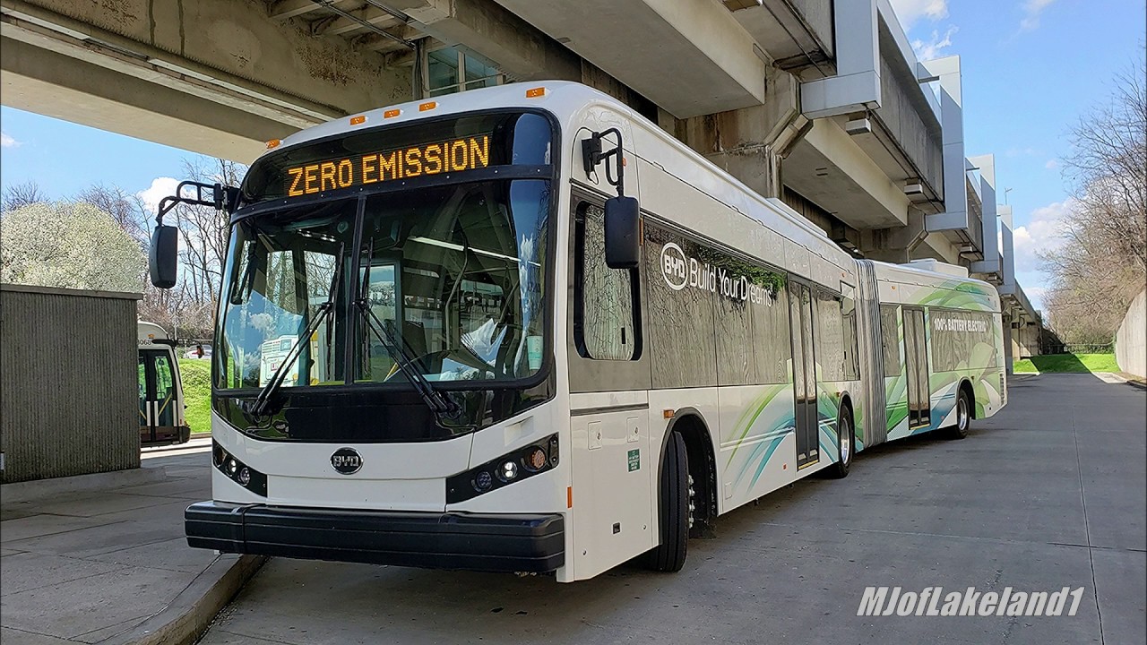2019 BYD K11 - Articulated (Electric⚡️)... DEMO for Baltimore's MTA ...