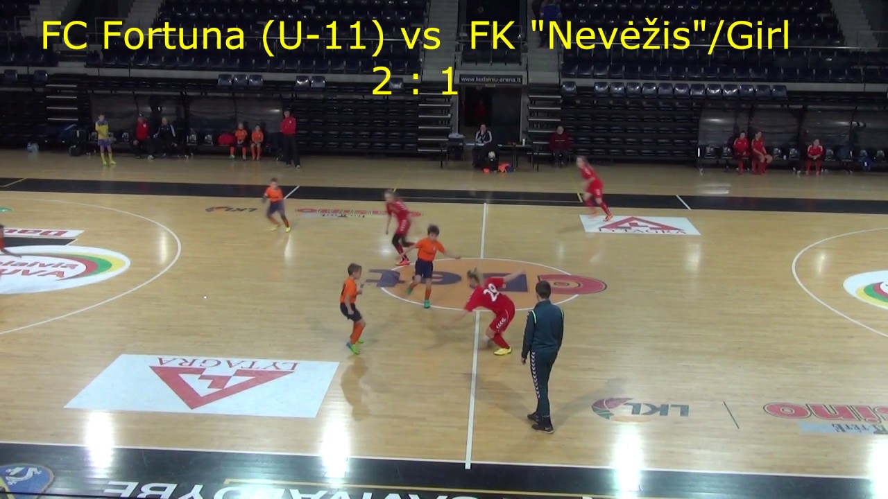 Fortuna (U-11 ) - FK "Nevėžis"/Girl - YouTube