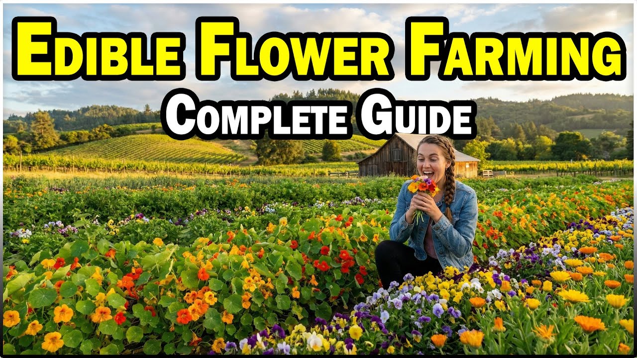Edible Flowers Farming Business | Complete Beginner’s Guide - YouTube