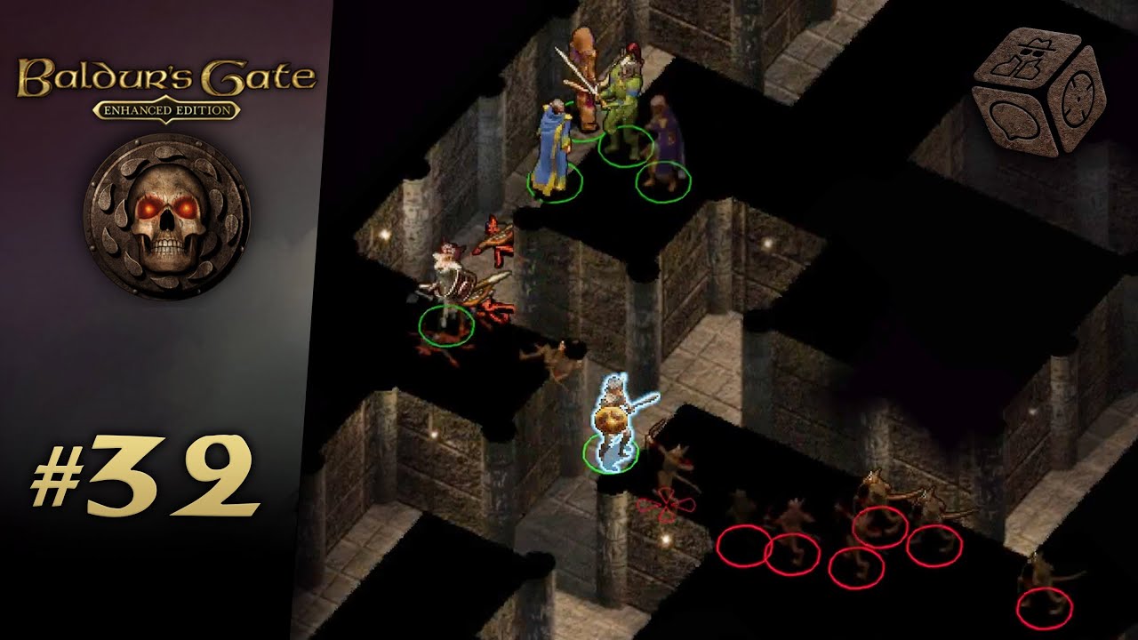 An undeground maze of traps and dogs - Let's Play Baldur's Gate ...