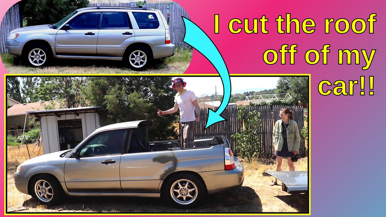 Subaru Forester truck conversion, Brat 2.0, Truckaru? - YouTube