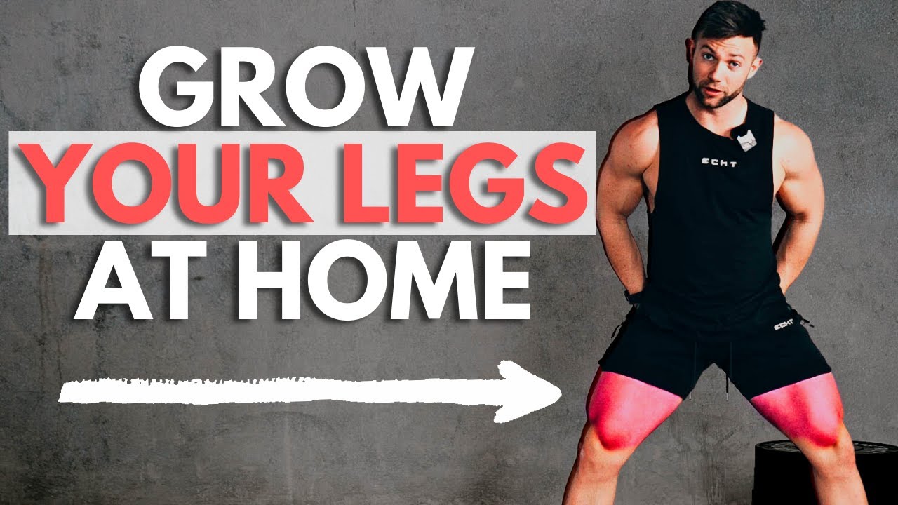 29 MIN At-Home BODYBUILDING LEG WORKOUT | Follow Along (Week 2, Workout ...