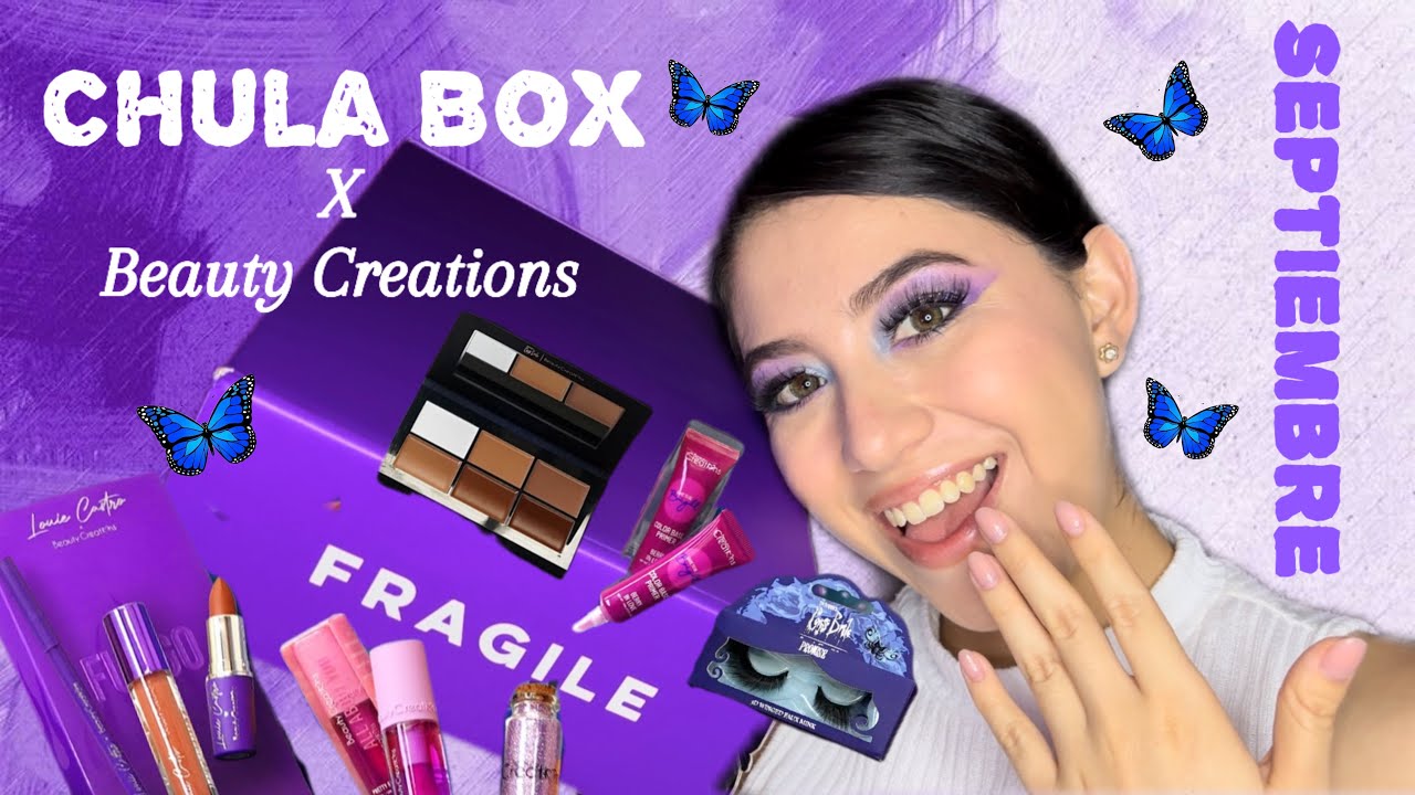 CHULA BOX x Beauty Creations | UNBOXING | Septiembre💜 | Bonilla - YouTube