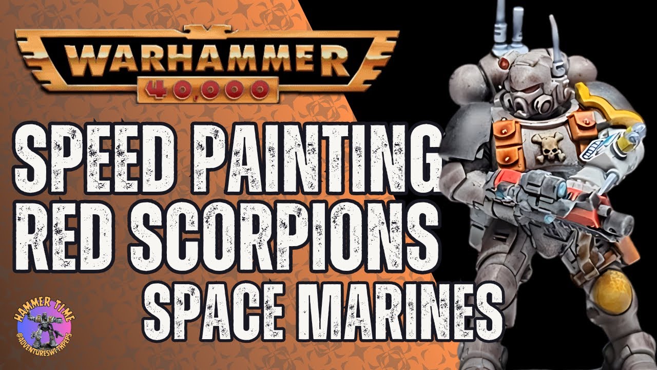 Viewers Pick: Speed Painting Red Scorpions Space Marines - YouTube