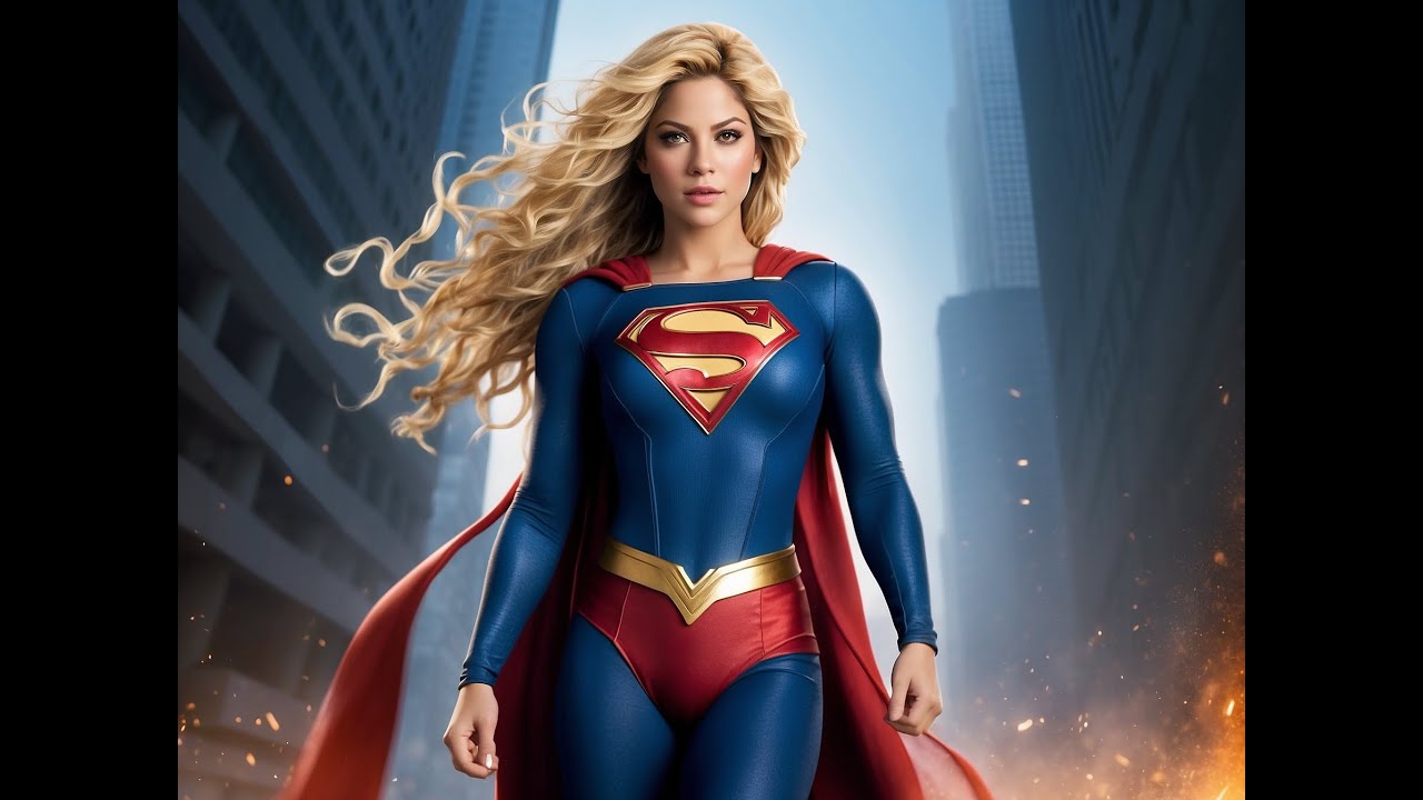 You Won't Believe Shakira Takes Flight as SUPERGIRL! Latin Heat Blazes Metropolis! - YouTube