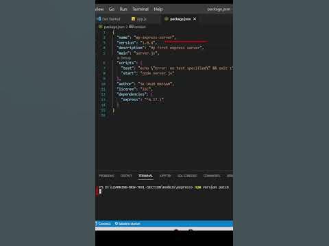 Node.js Project Versioning Trick - YouTube
