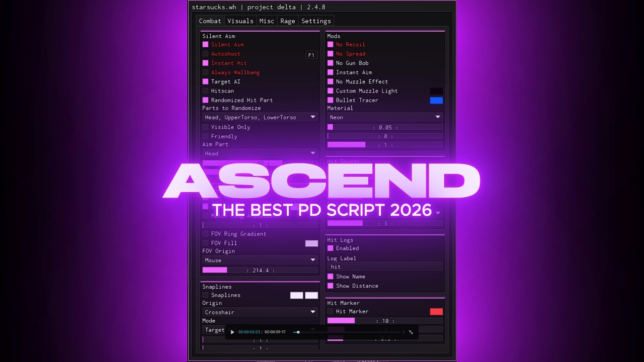 ASCEND (BEST FREE project delta script/cheat) - YouTube