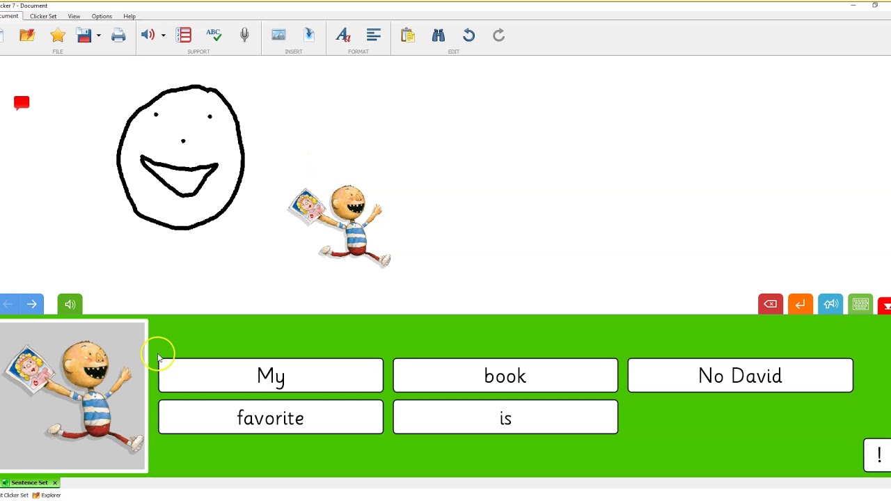Clicker 7 Sentence Sets - YouTube