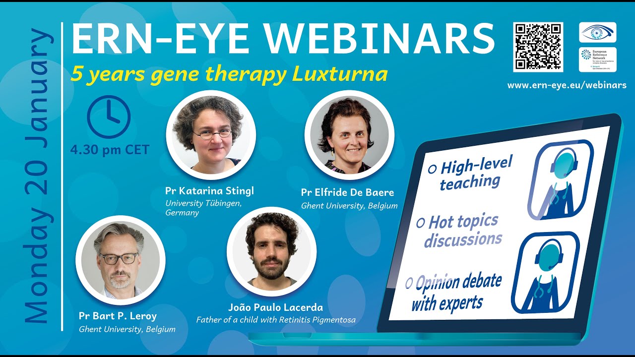 ERN-EYE Webinar – 5 years gene therapy Luxturna - YouTube
