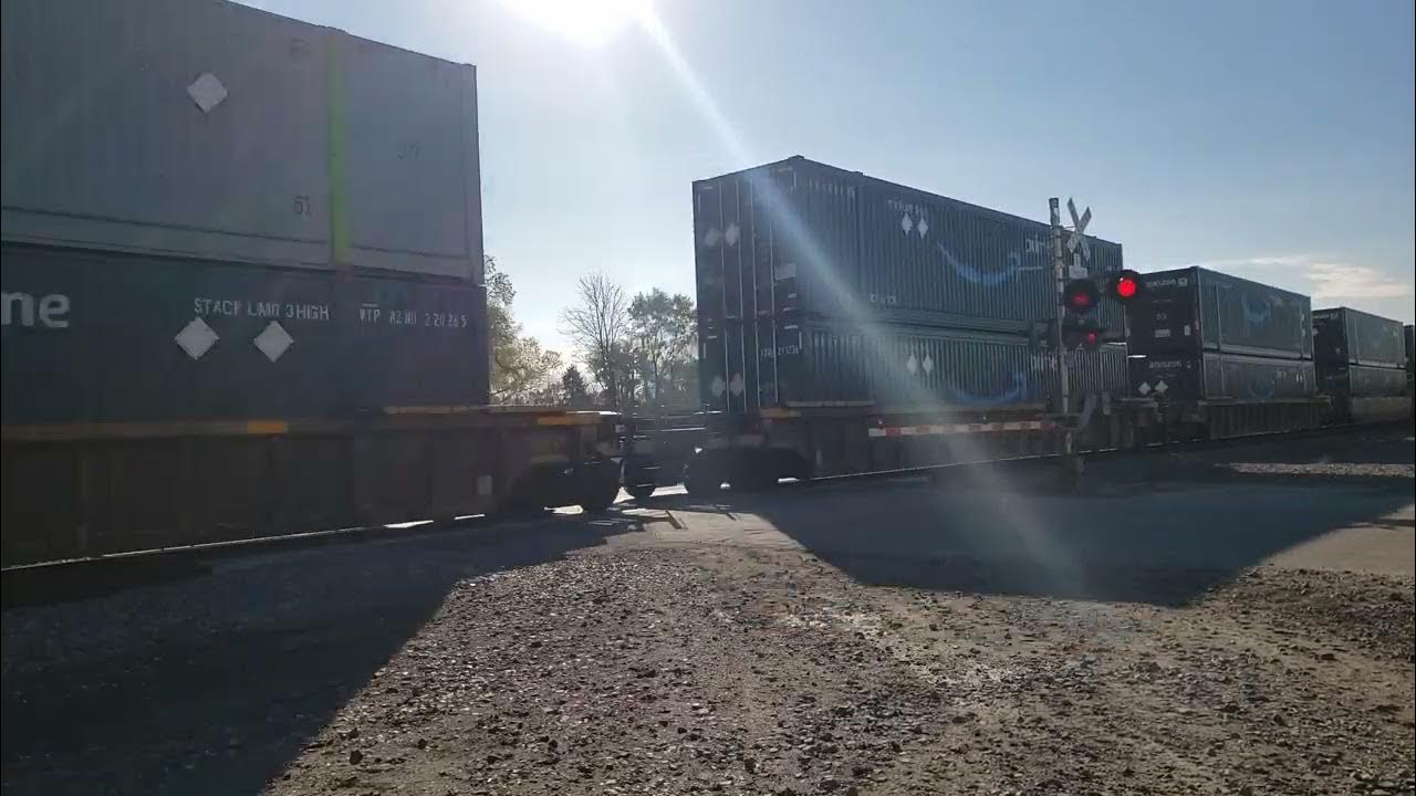 BNSF 6651 WB Intermodal Z Train MP 130.16 in Chillicothe Illinois 11/2/24 - YouTube
