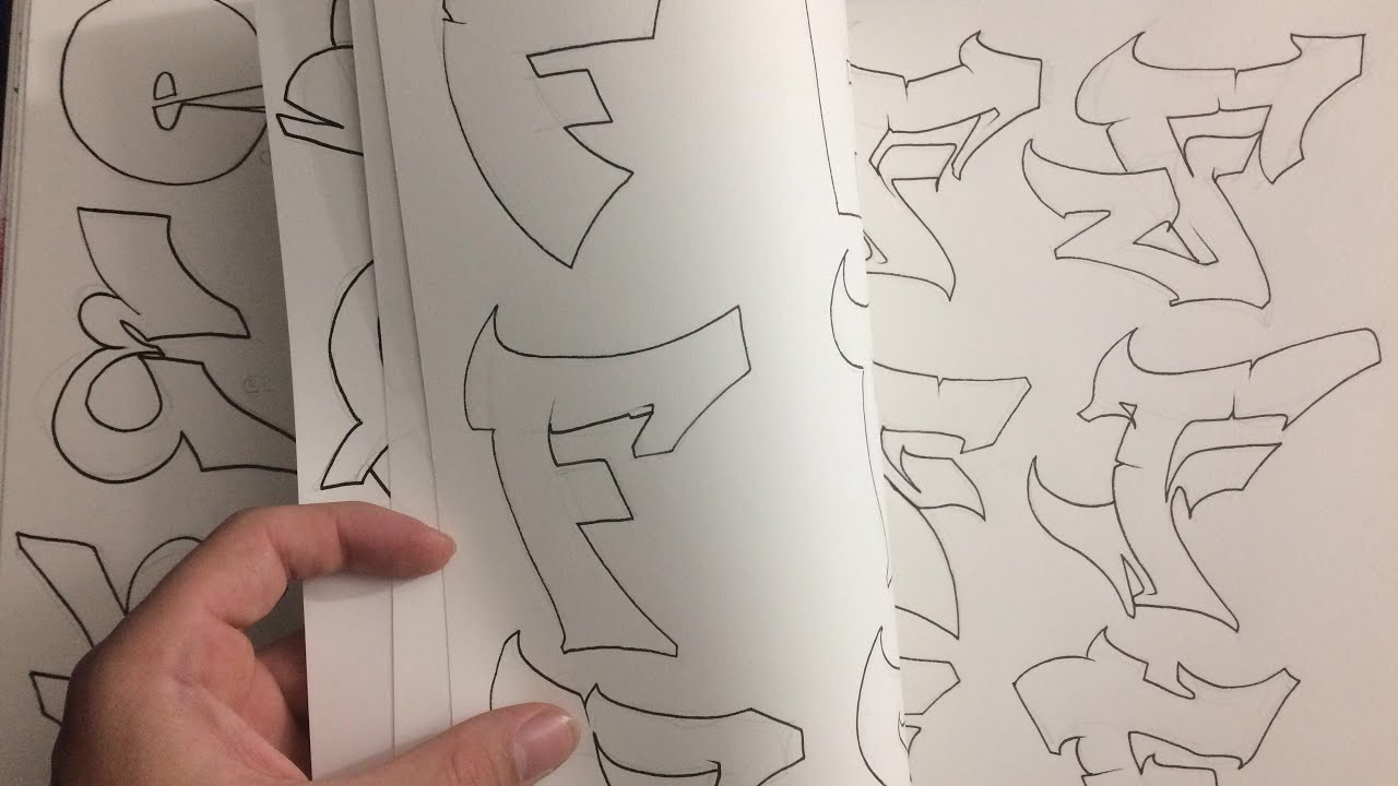 GRAFFITI LETTER F - YouTube