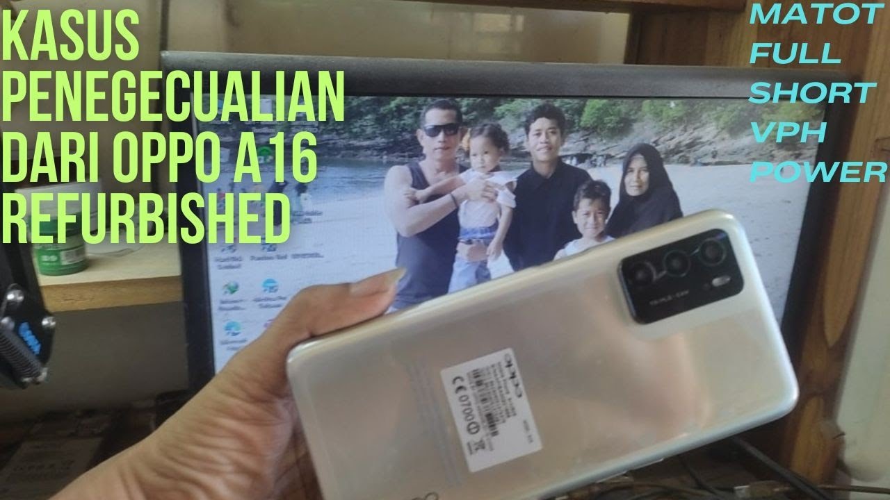 oppo a16 rfurbished matot full short vph power - YouTube