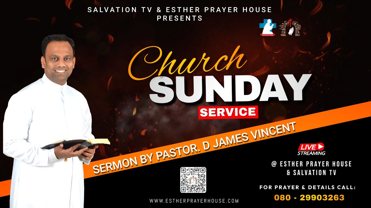 SUNDAY 1ST SERVICE LIVE | 13.07.2025 | MESSAGE BY PASTOR. D JAMES ...