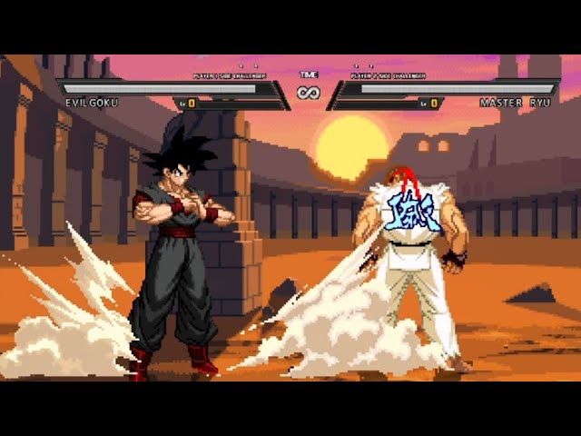 Goku Vs Evil Ryu