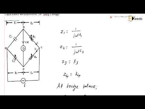 Capacitance Measurement De Sauty's Bridge | GATE Electrical and Electronics Measurement - YouTube