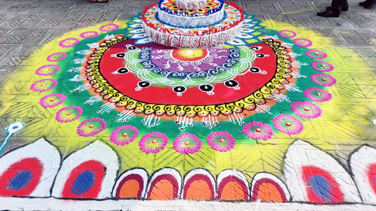 Rangoli || independence day rangoli #rangoli #rangolidesigns #school # ...