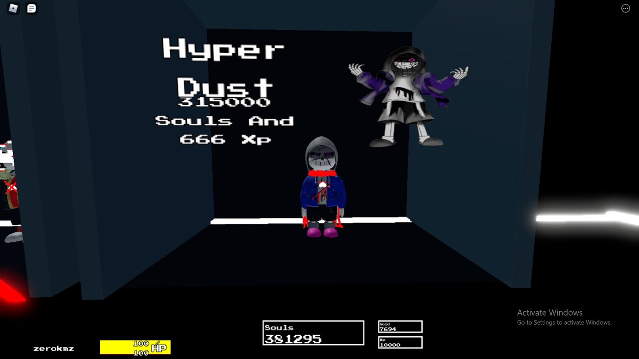 Hyper Dust Sans [Remake] Showcase Undertale: Corrupted Reality - YouTube