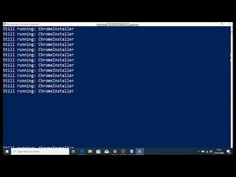 How to Install Google Chrome using Windows PowerShell - YouTube