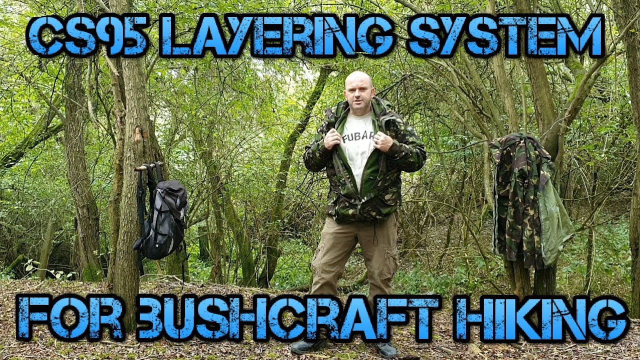 Layering system for hiking or bushcraft CS95 DPM - YouTube
