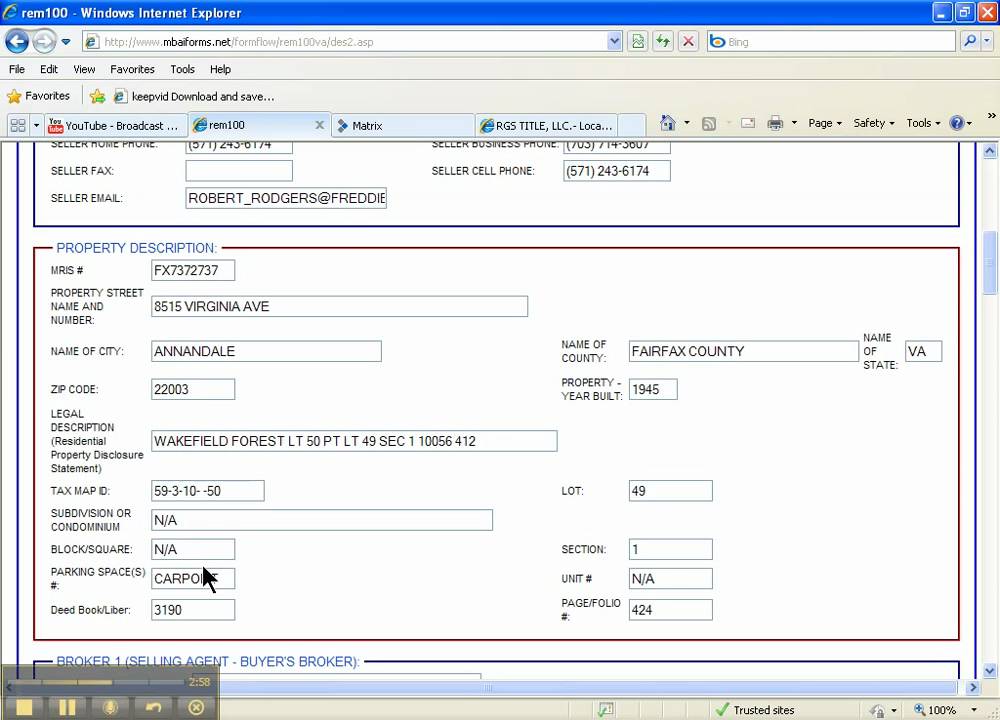 MCRES - Preparing a Transaction Control Sheet for a Ratified Contract ...