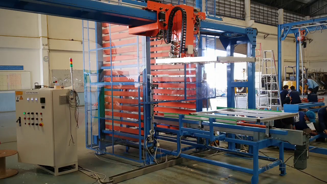 AUTO TRAY PACKING (test) | By v.vattana - YouTube
