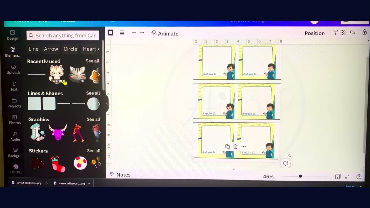 How to make printable notepads using Canva - YouTube