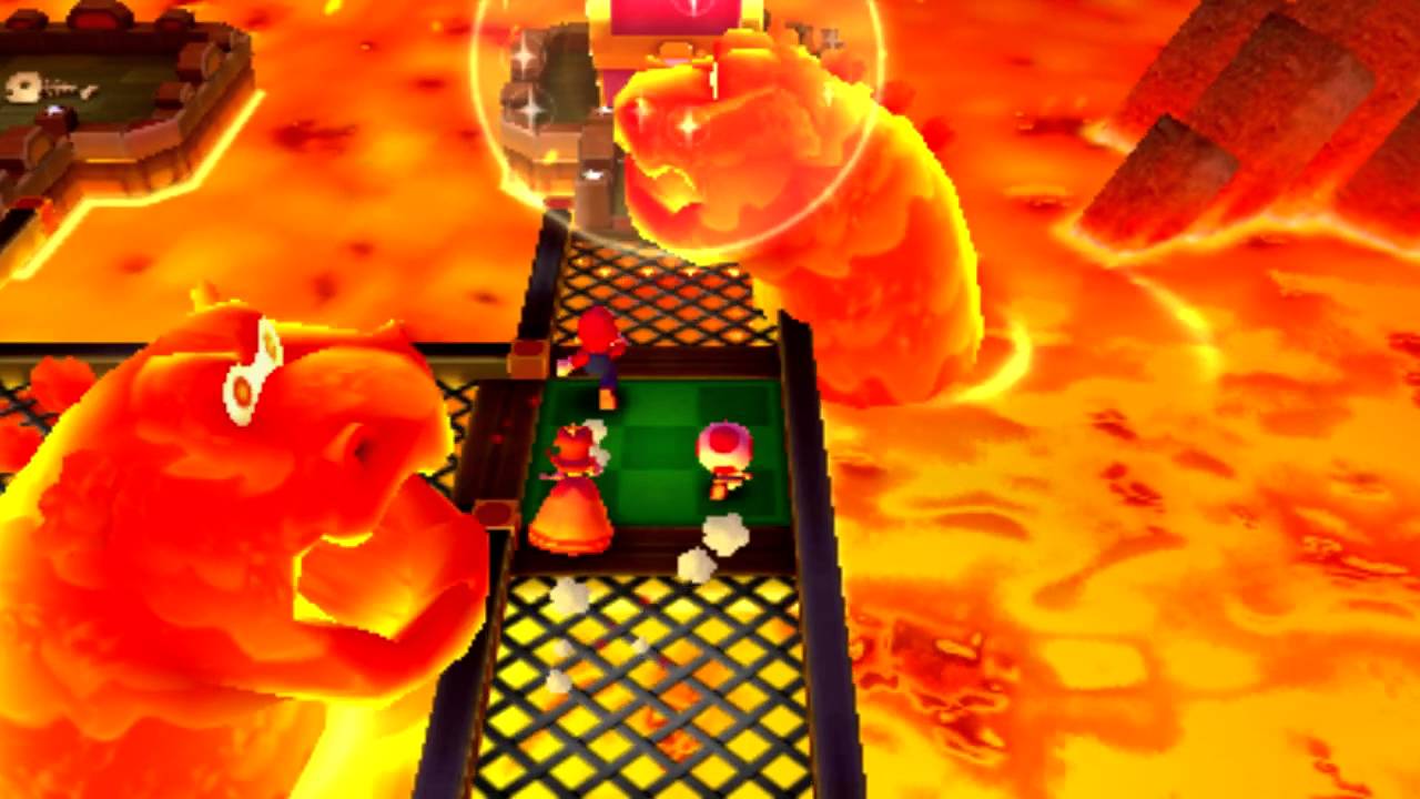 Mario Party Star Rush - Lava Labyrinth - YouTube