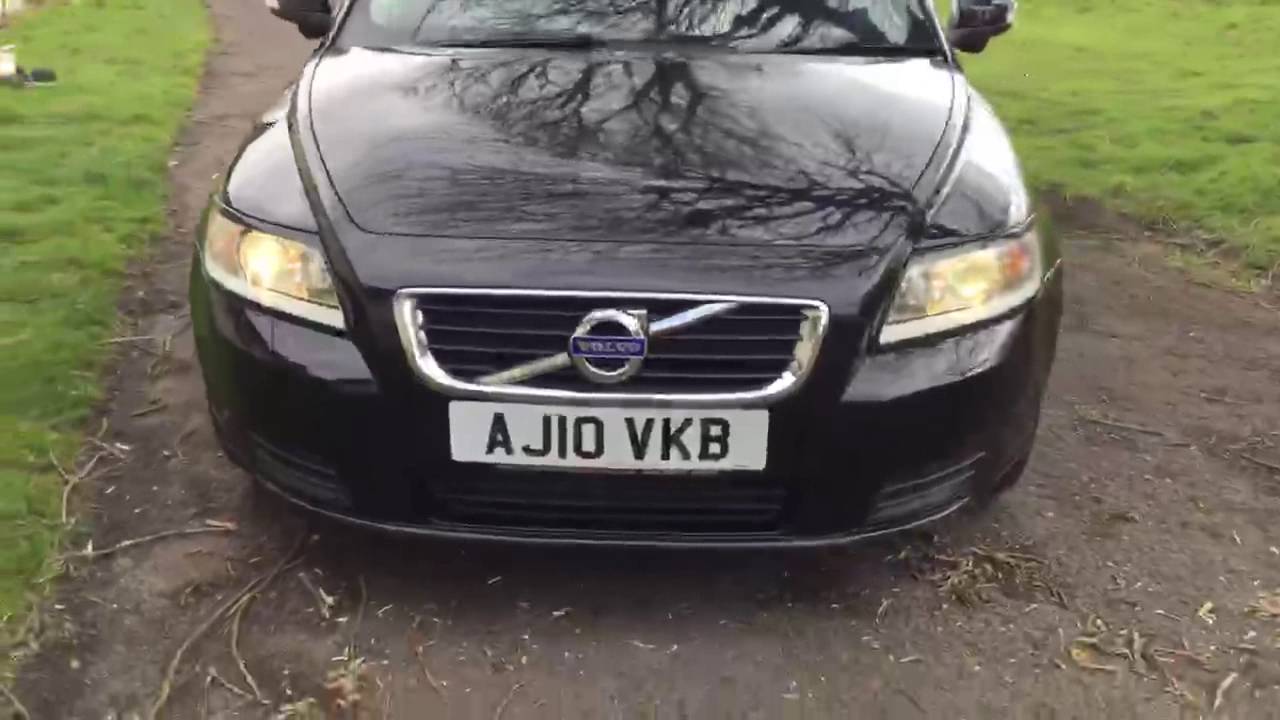 Black Volvo V50 1 6D Turbo Diesel DRIVe S 5 Speed Start:Stop Estate ...
