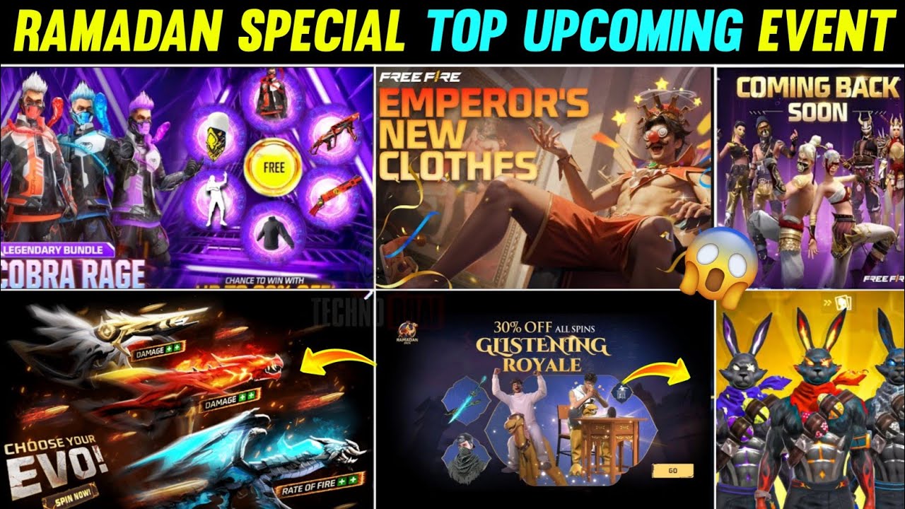 Upcoming Events in Free Fire | Upcoming Events In Ff | Free Fire New ...