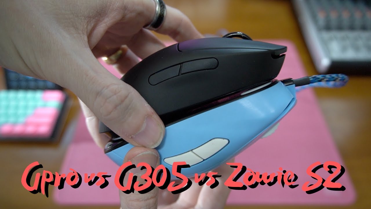 Logitech G305 vs Logitech Gpro Wireless vs Zowie Divina S2 sizes and ...