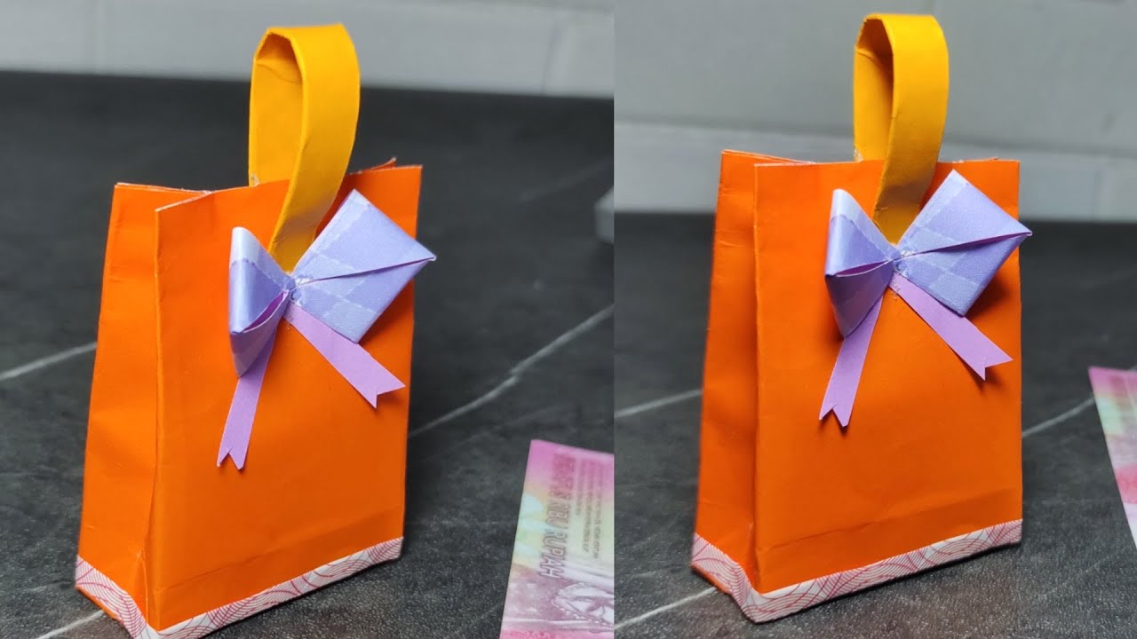 DIY- Mini Paper Bag/ Birthday Presents Ideas/ Gift Ideas/ Envelope ...