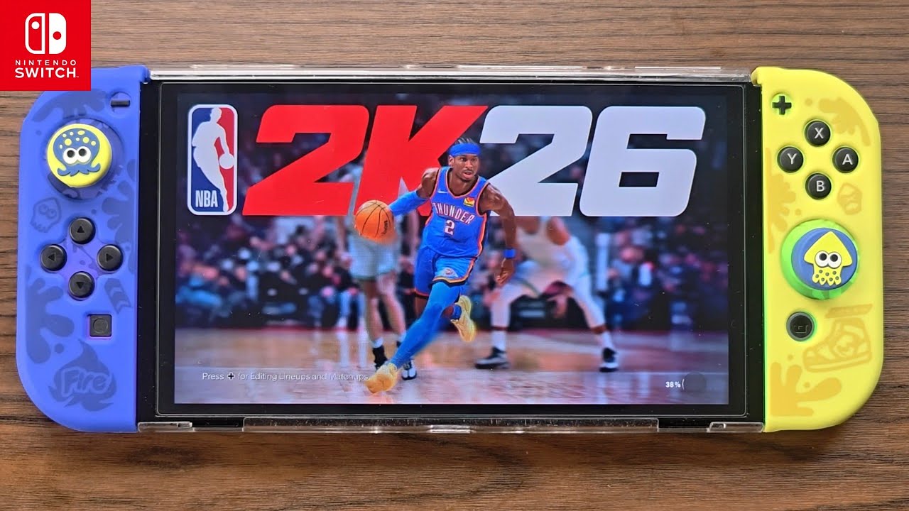 NBA 2K26 Nintendo Switch OLED Gameplay - YouTube
