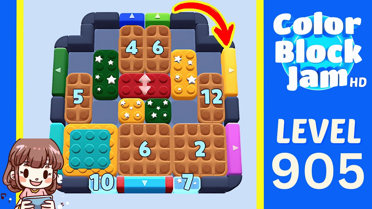 Color Block Jam Level 905 Solution Walkthrough - YouTube