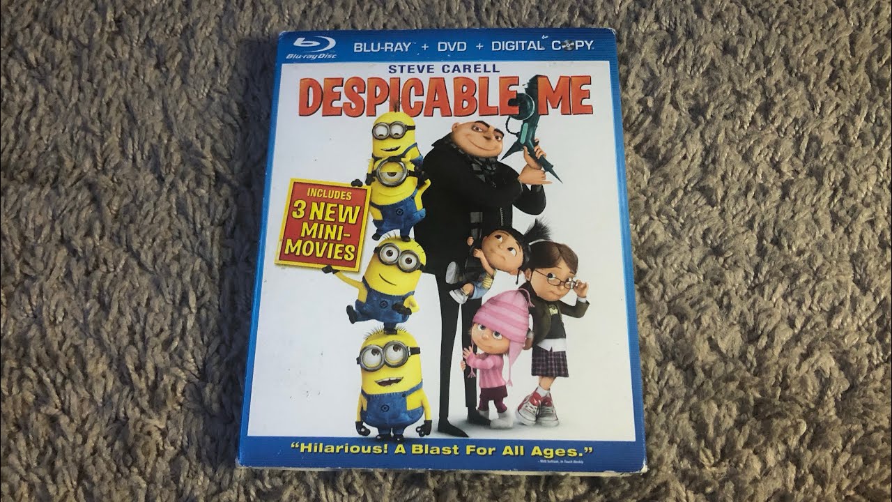 Despicable Me - BluRay + DVD Showcase - YouTube