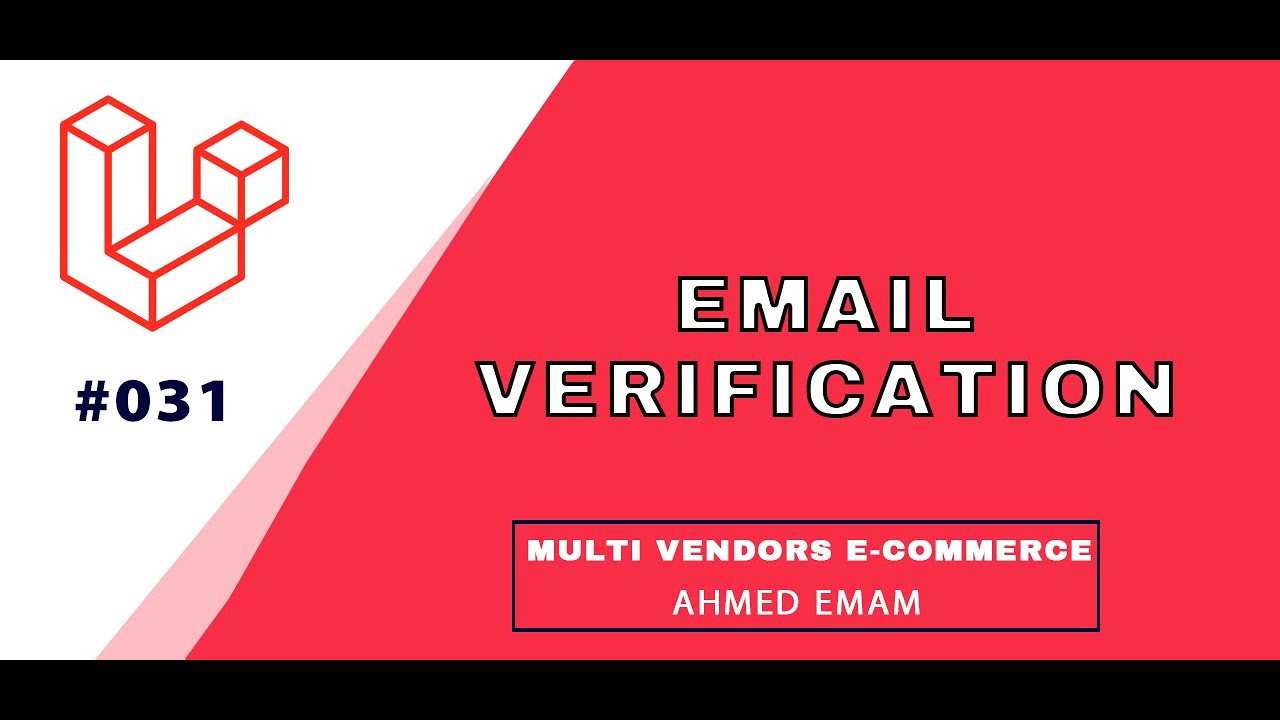 Laravel Tutorial #031 - Laravel 6 email verification and configration -التحقق من البريد ...