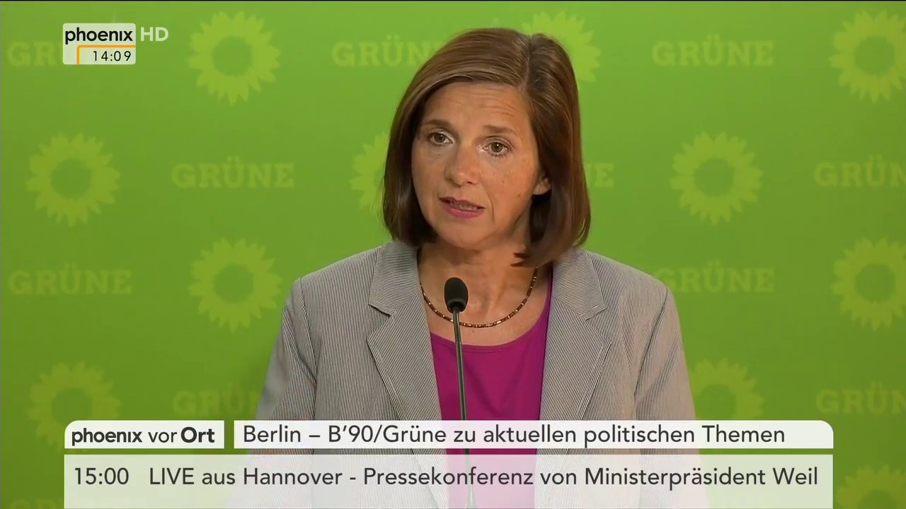 Der Rundumschlag von Frau Göring-Eckardt vom 7.8.17 - YouTube