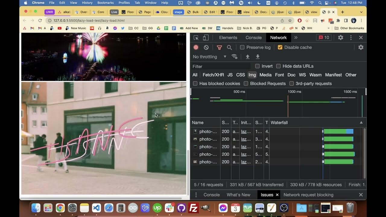 How to Use jQuery.Lazy() Lazy Loading Library - Make sure to use "data-src" not "src" attribute ...
